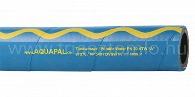 AQUAPAL Water hose KTW and DVGW suitability