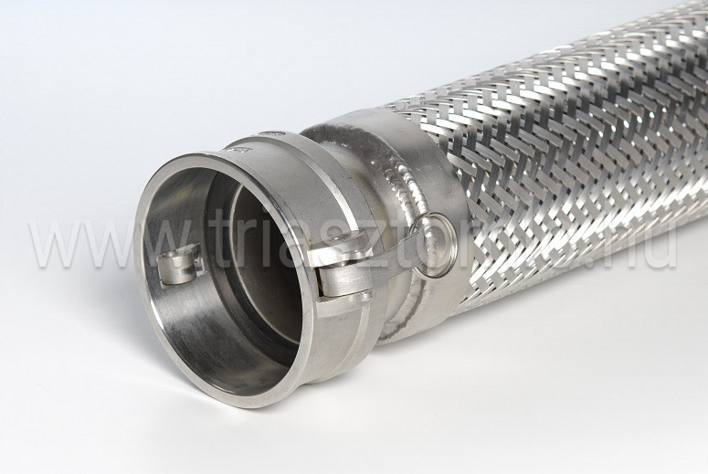 Metal hose with camlocks DN 100 - DN 25 - DN 50