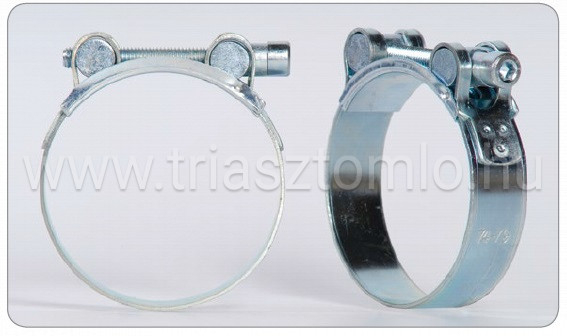 SUPER KLEM Wide reinforced galvanized steel hose clamp Wide hose clamp ...